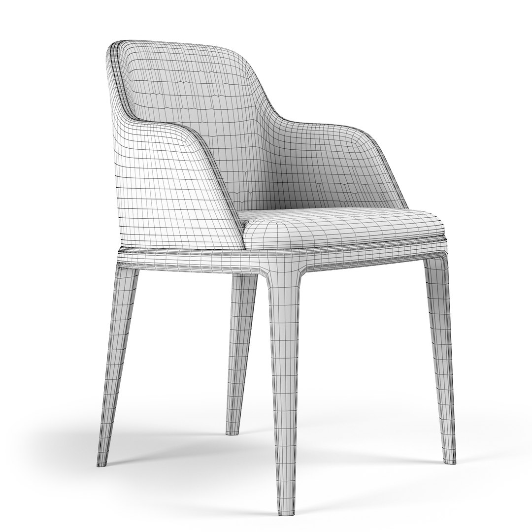 3D grace chair poliform 2 model - TurboSquid 1501652