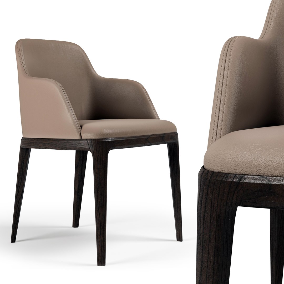 3D grace chair poliform 2 model - TurboSquid 1501652