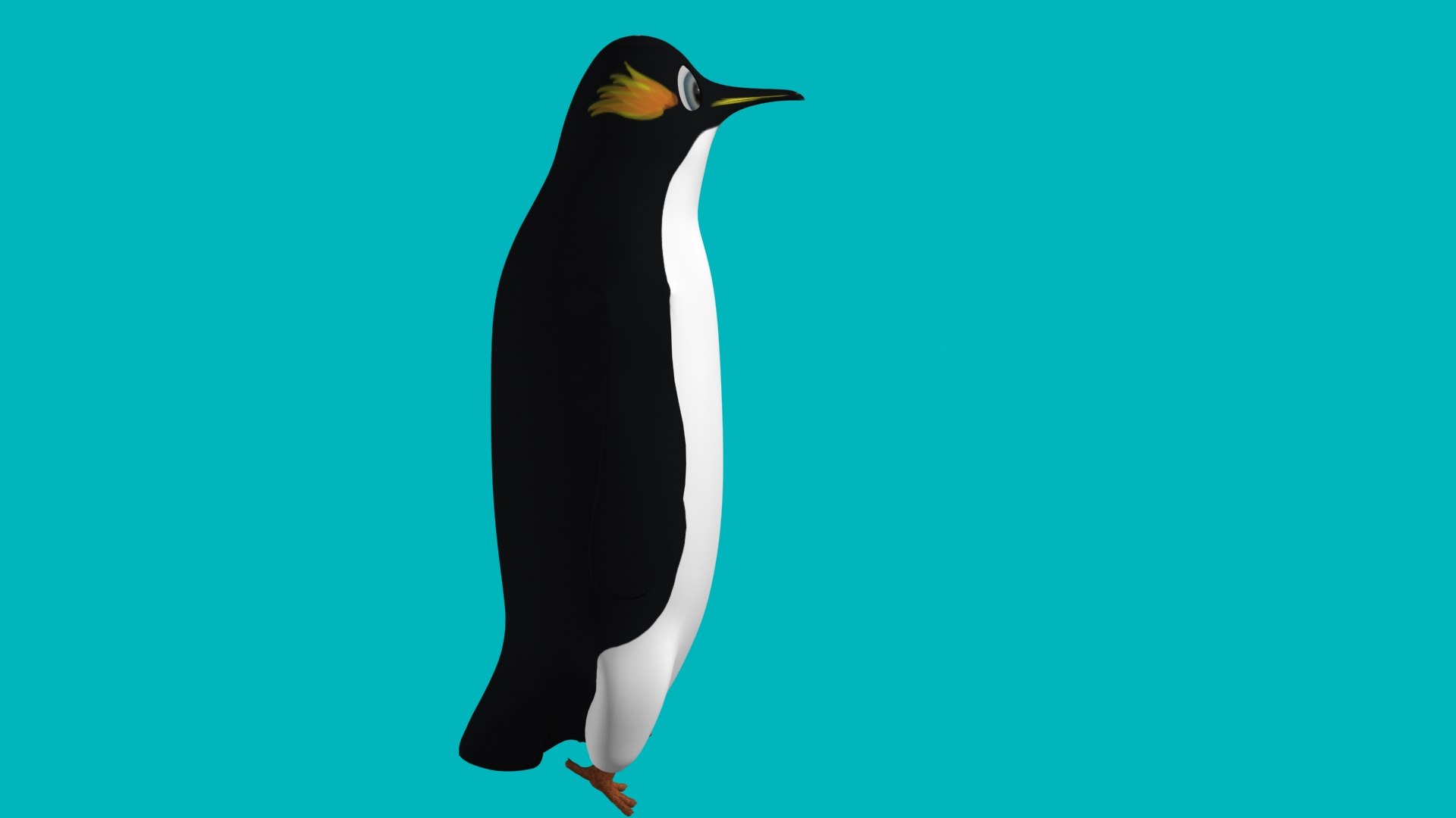 3D Cartoon Penguin - TurboSquid 2027271