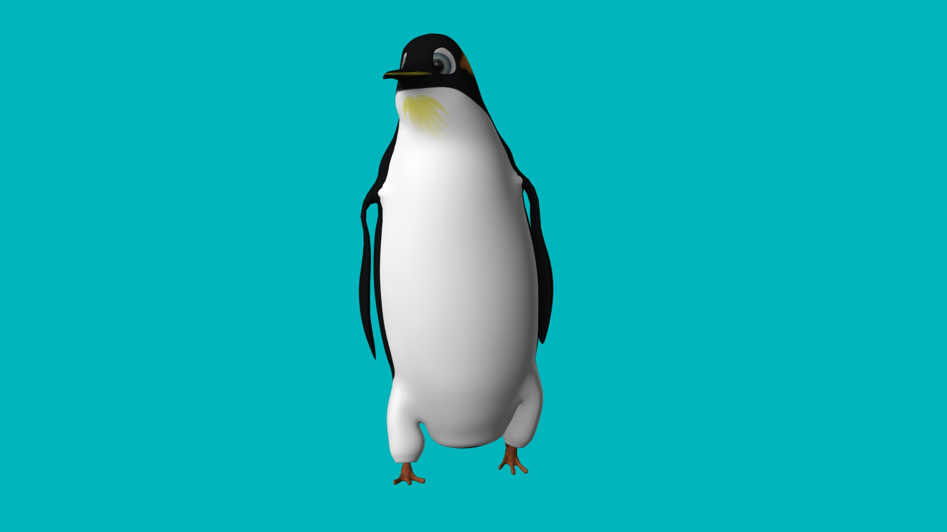 3D Cartoon Penguin - TurboSquid 2027271
