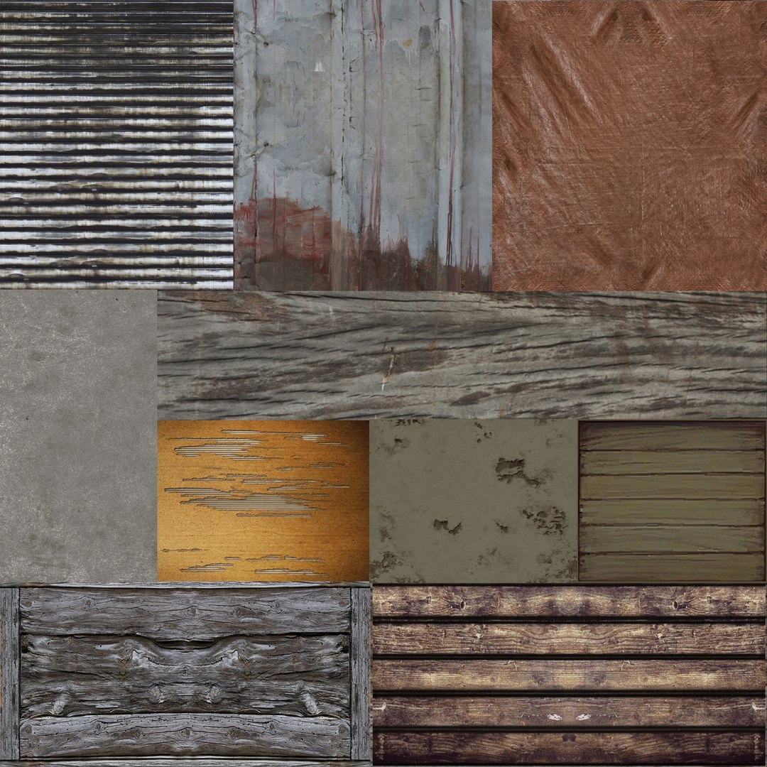 3ds Max Slums Building