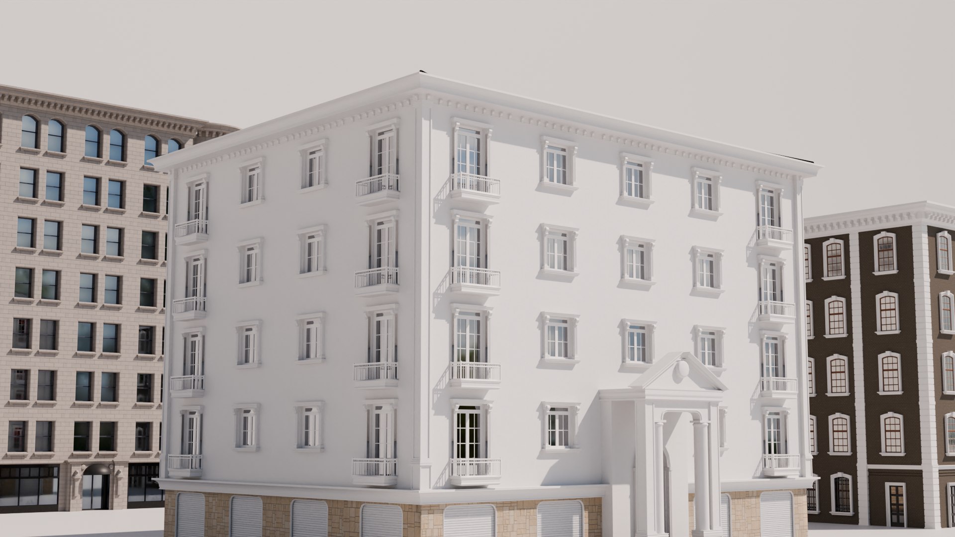 Classic Buildings Pack Model - TurboSquid 2224944