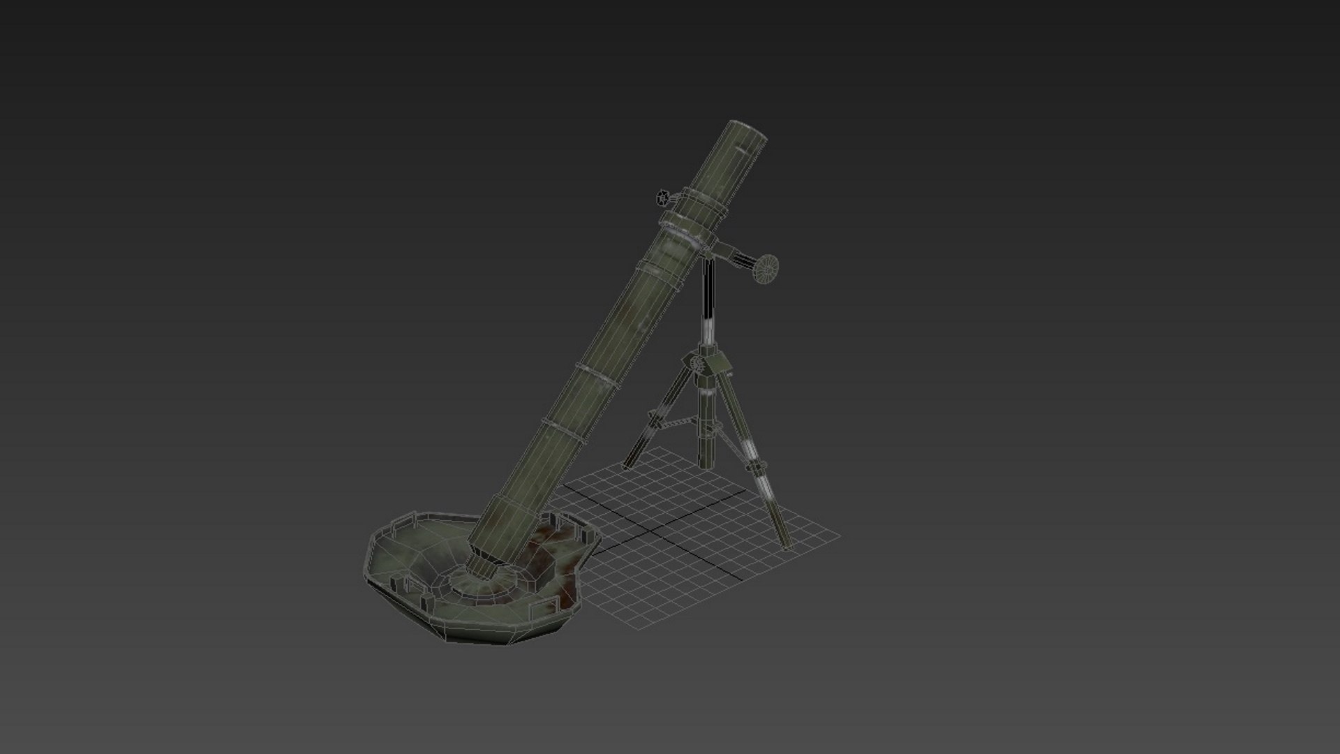 PBP-172 120mm Mortar China PLA 3D Model - TurboSquid 1978567