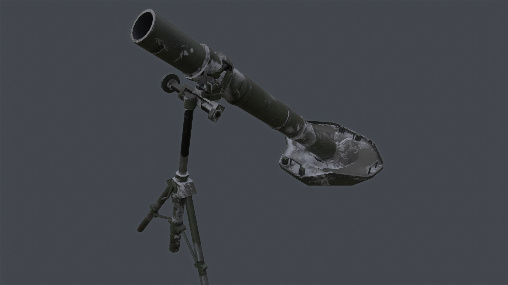 PBP-172 120mm Mortar China PLA 3D Model - TurboSquid 1978567