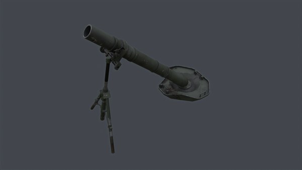 PBP-172 120mm mortar china PLA 3D model - TurboSquid 1978567