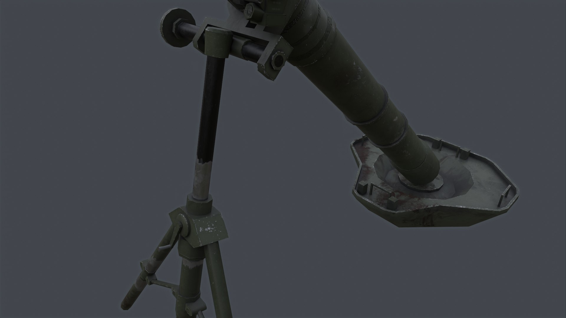 PBP-172 120mm Mortar China PLA 3D Model - TurboSquid 1978567