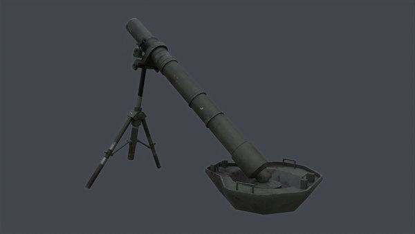 120mm Mortar 3D Models for Download | TurboSquid