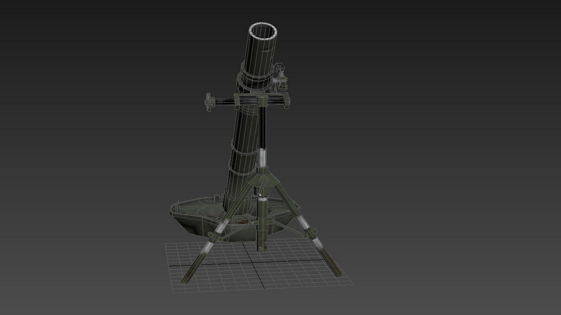 PBP-172 120mm Mortar China PLA 3D Model - TurboSquid 1978567