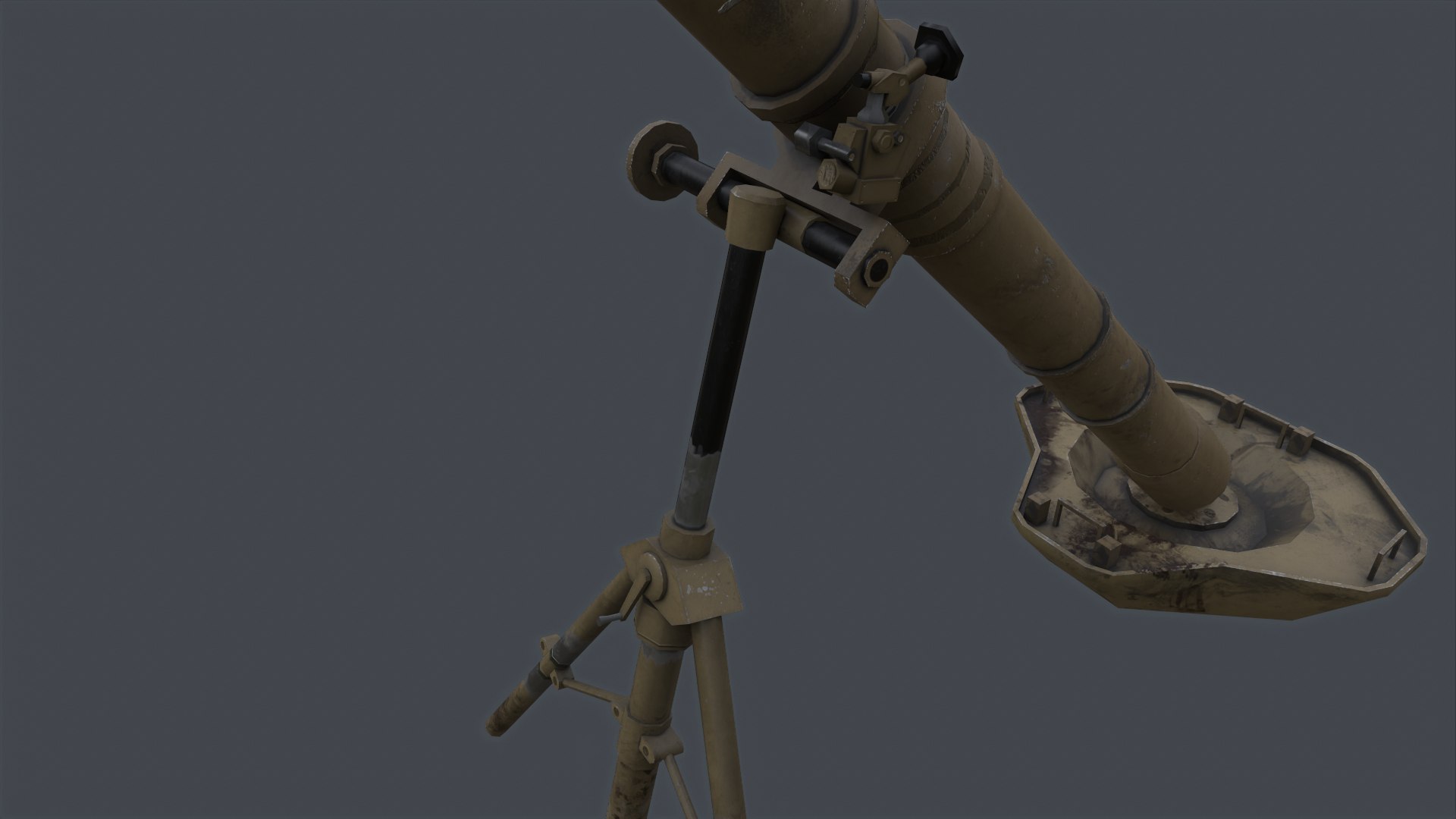 PBP-172 120mm Mortar China PLA 3D Model - TurboSquid 1978567
