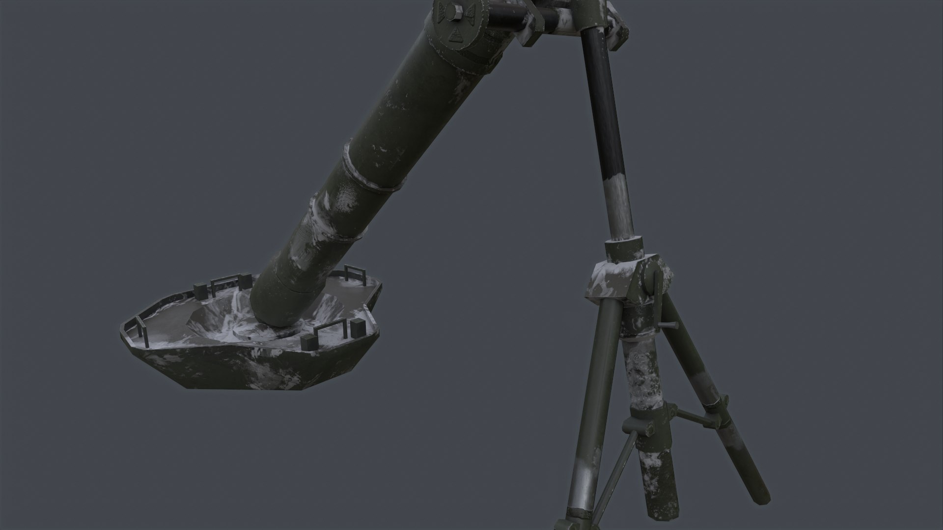 PBP-172 120mm Mortar China PLA 3D Model - TurboSquid 1978567