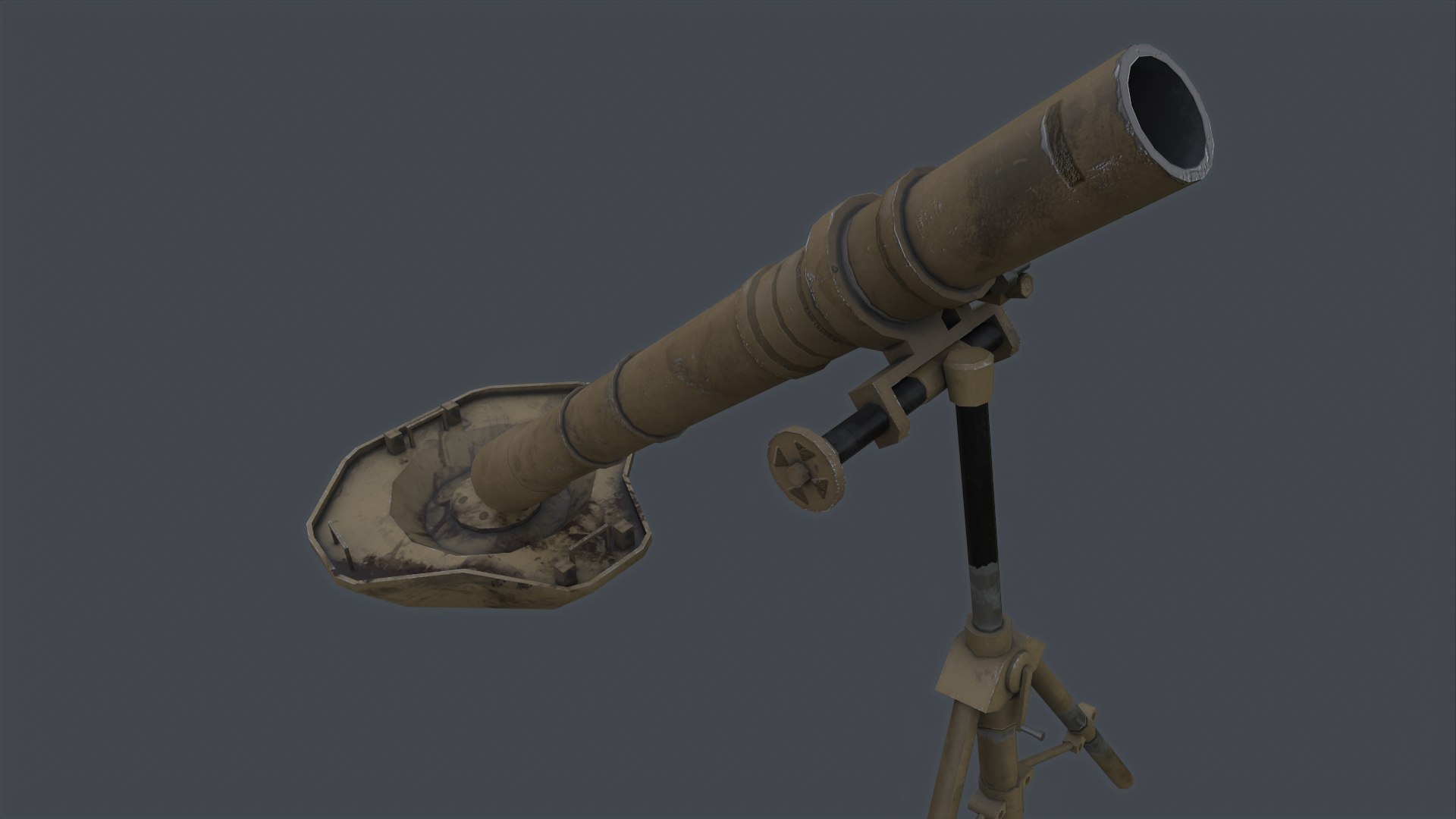 PBP-172 120mm Mortar China PLA 3D Model - TurboSquid 1978567