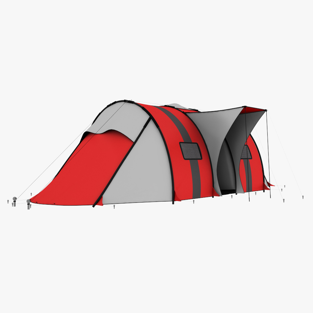 realistic camping tent max