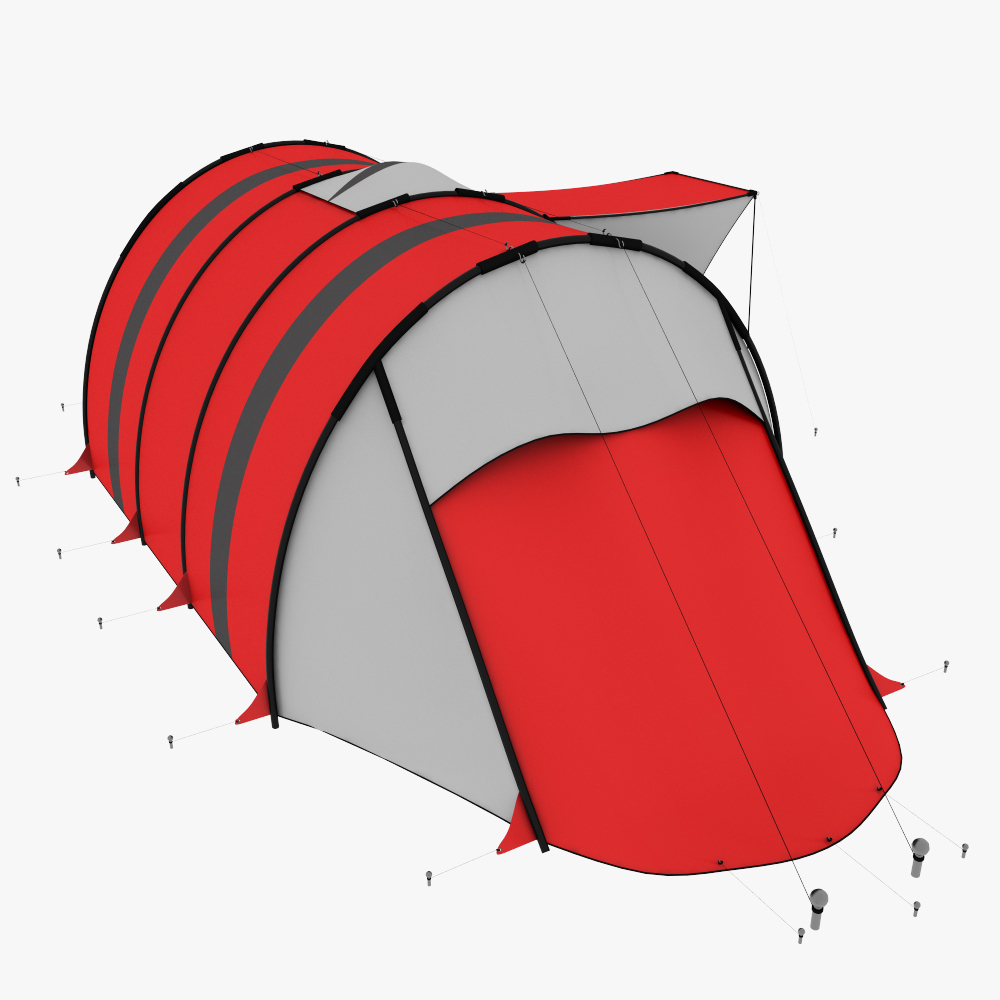realistic camping tent max
