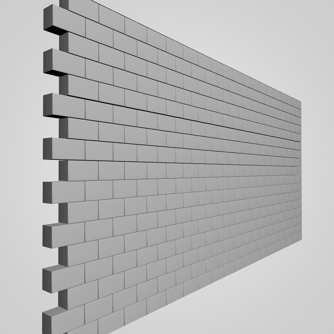 Brick Wall 3d C4d