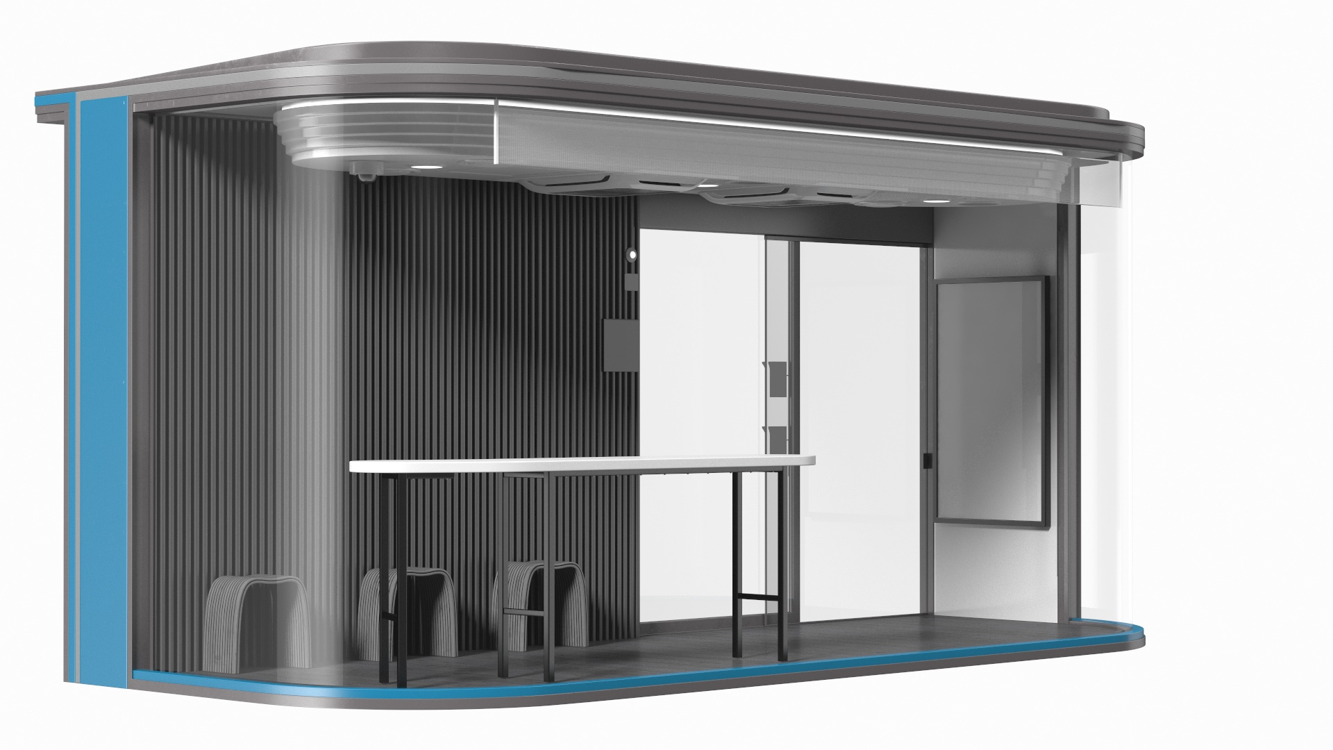Smart Bus Stop Model - TurboSquid 1985508