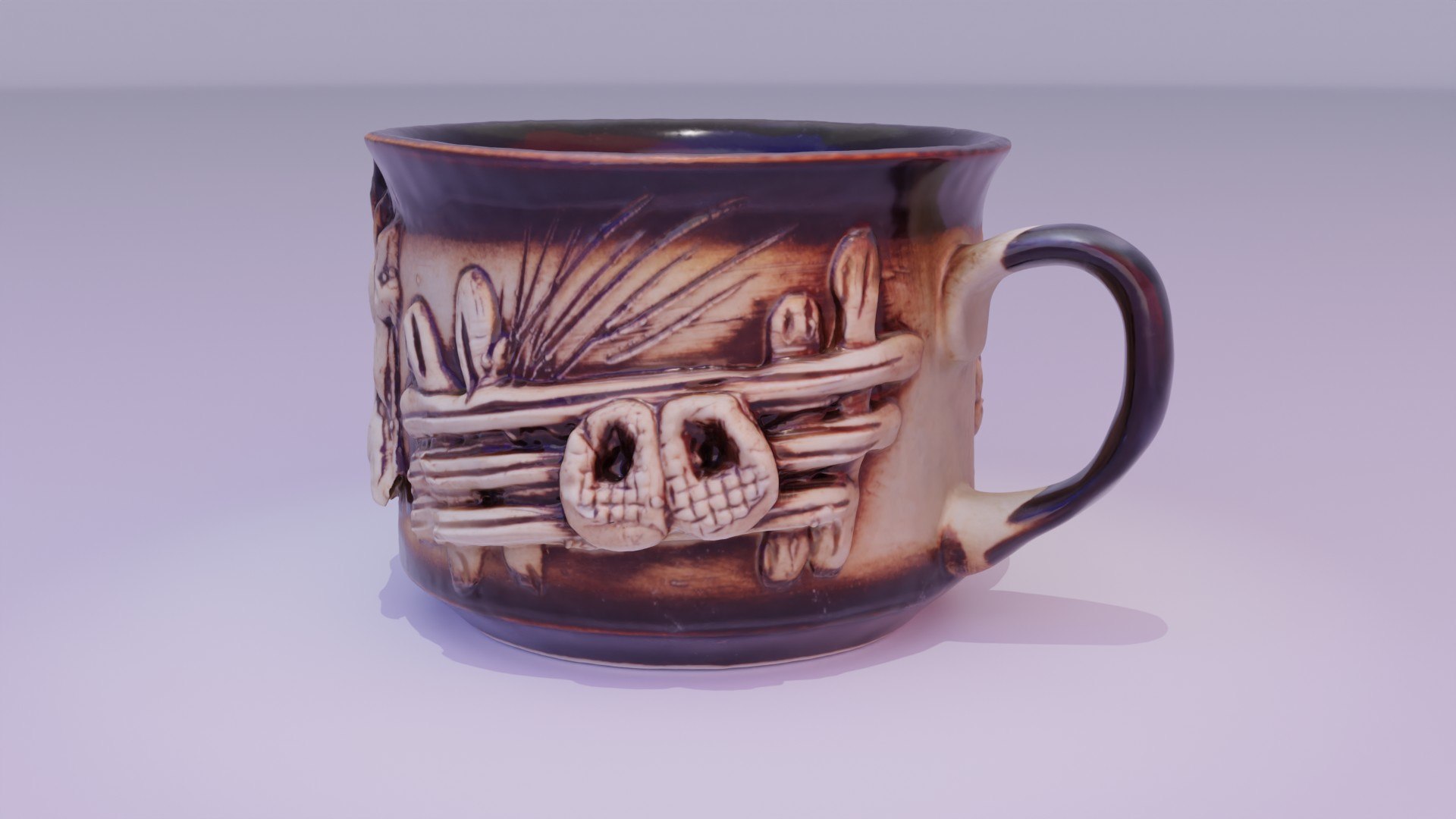 Ethnic Clay Cup 02 High-poly 3D Model 3D Model - TurboSquid 1847583