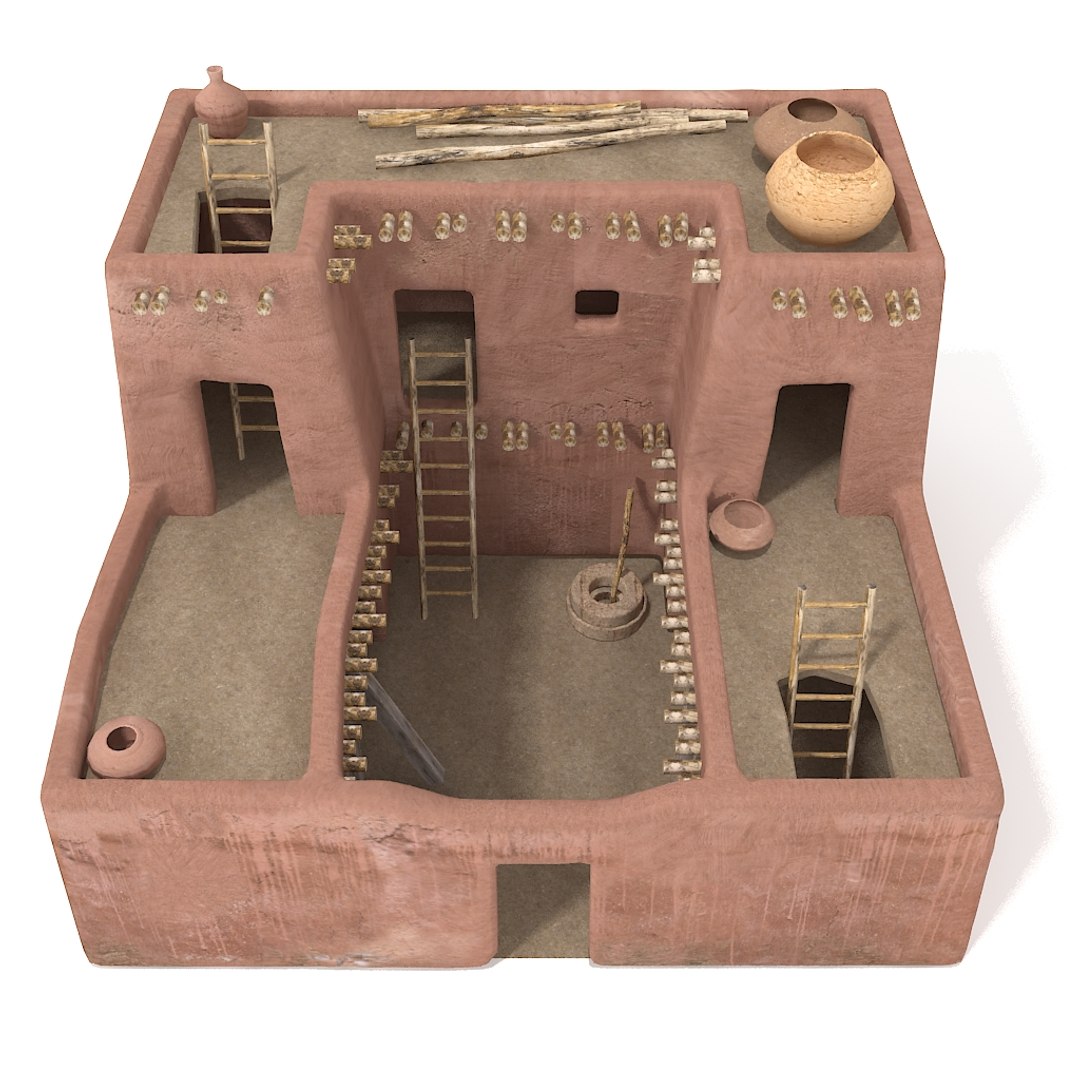 3d Model Desert House