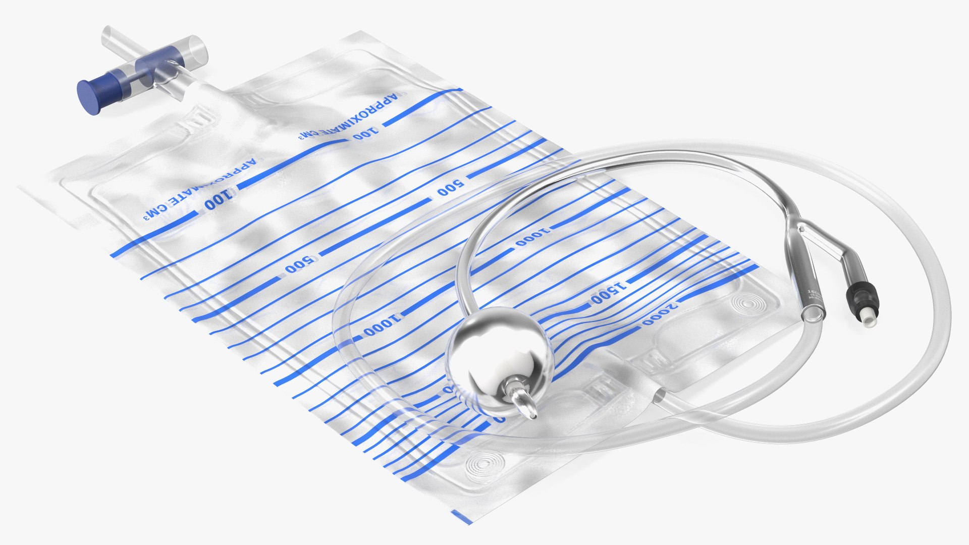 3D All Silicone Foley Catheter - TurboSquid 2098038