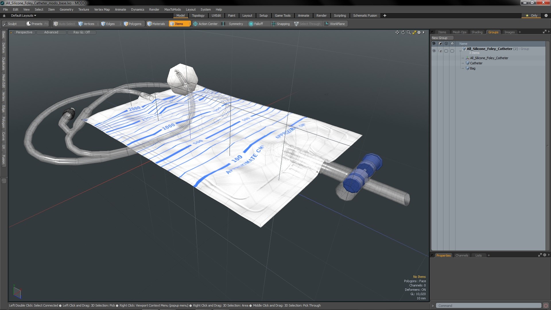 3D All Silicone Foley Catheter - TurboSquid 2098038