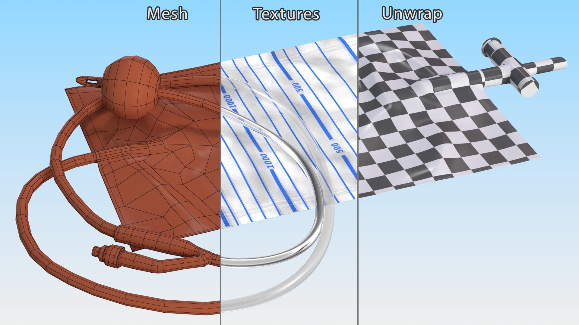 3D All Silicone Foley Catheter - TurboSquid 2098038