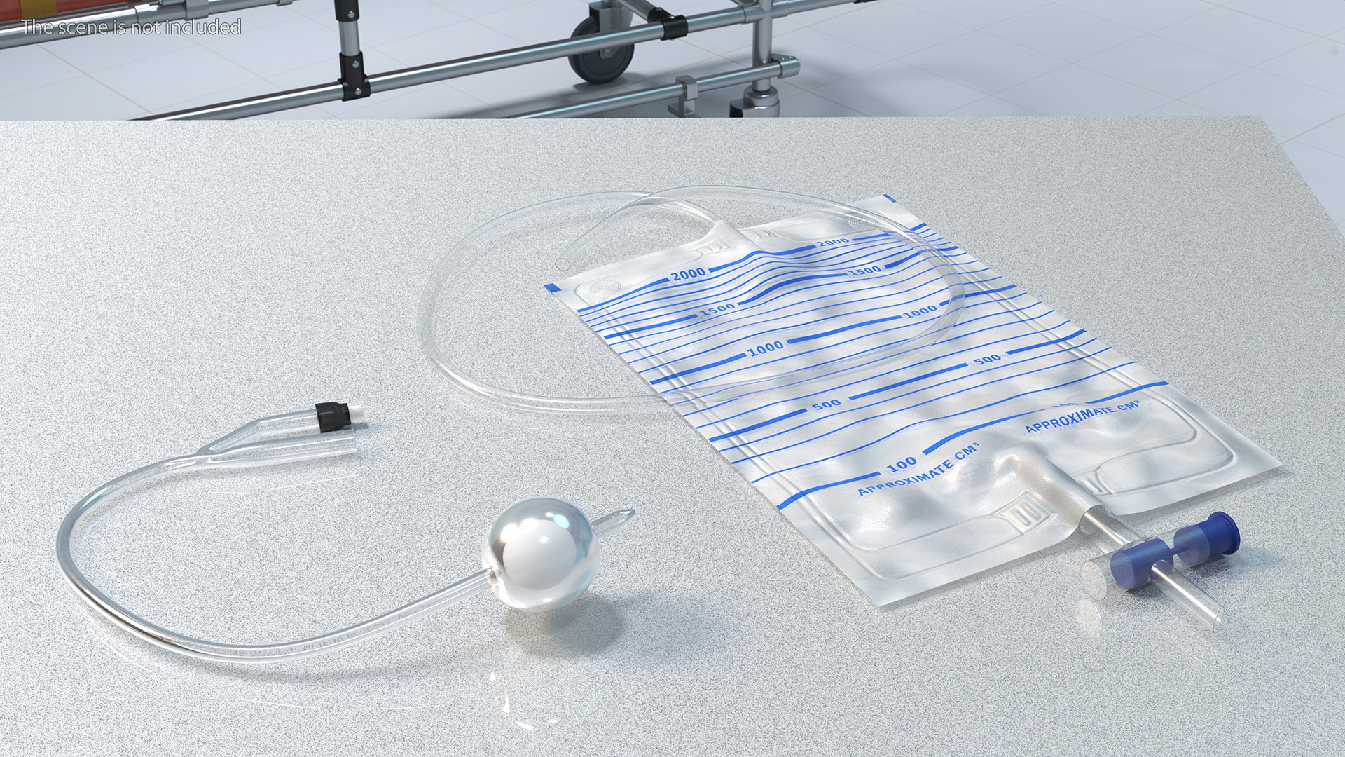 3D All Silicone Foley Catheter - TurboSquid 2098038