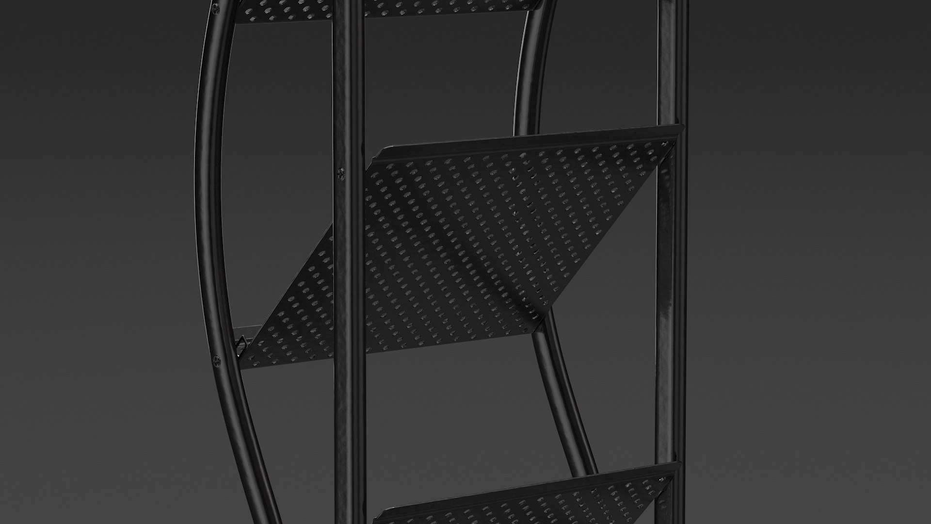 Reception with Magazine Rack Mockup Black 3D model - TurboSquid 2071323