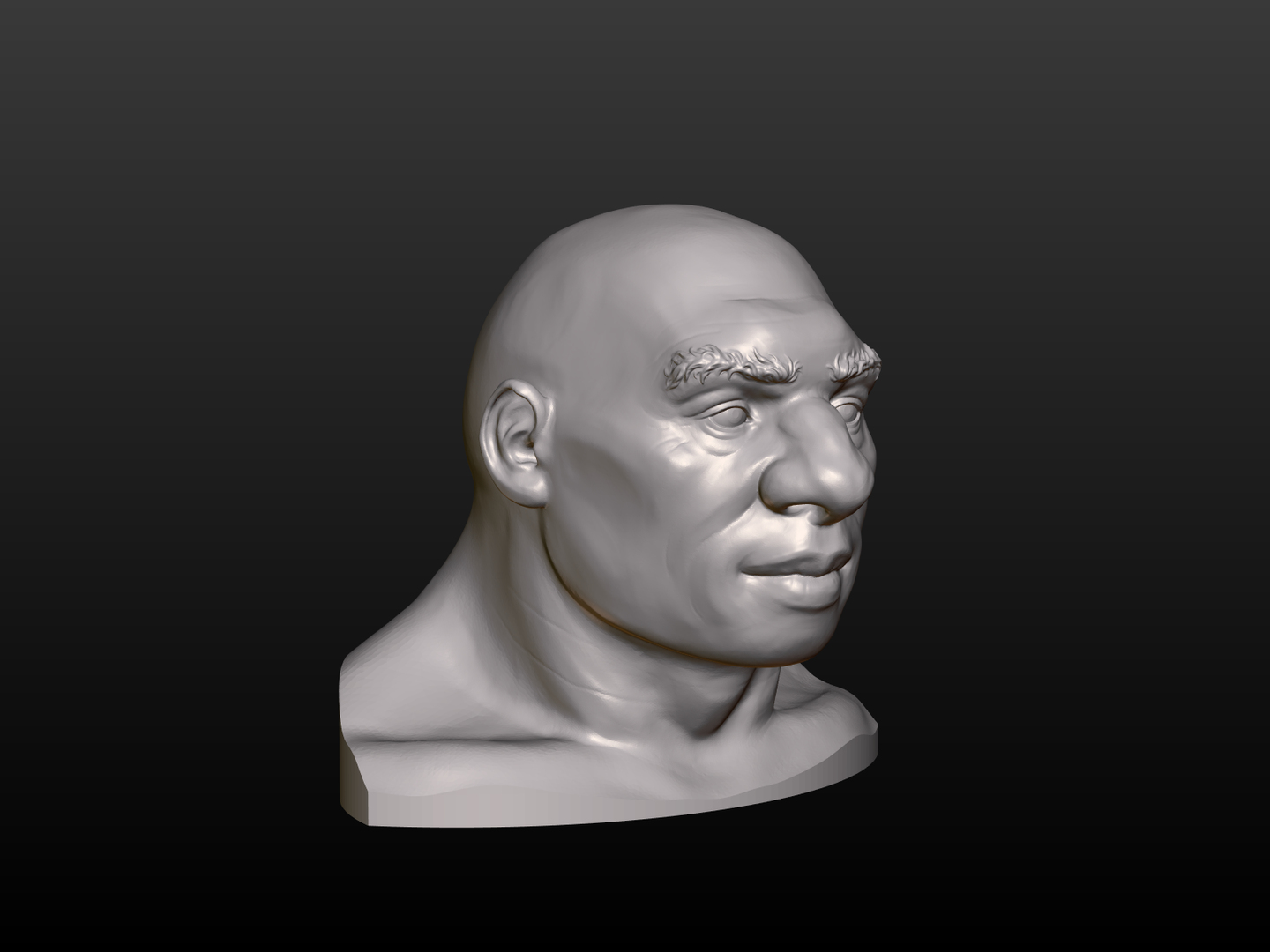 Man Head 3D - TurboSquid 1266162