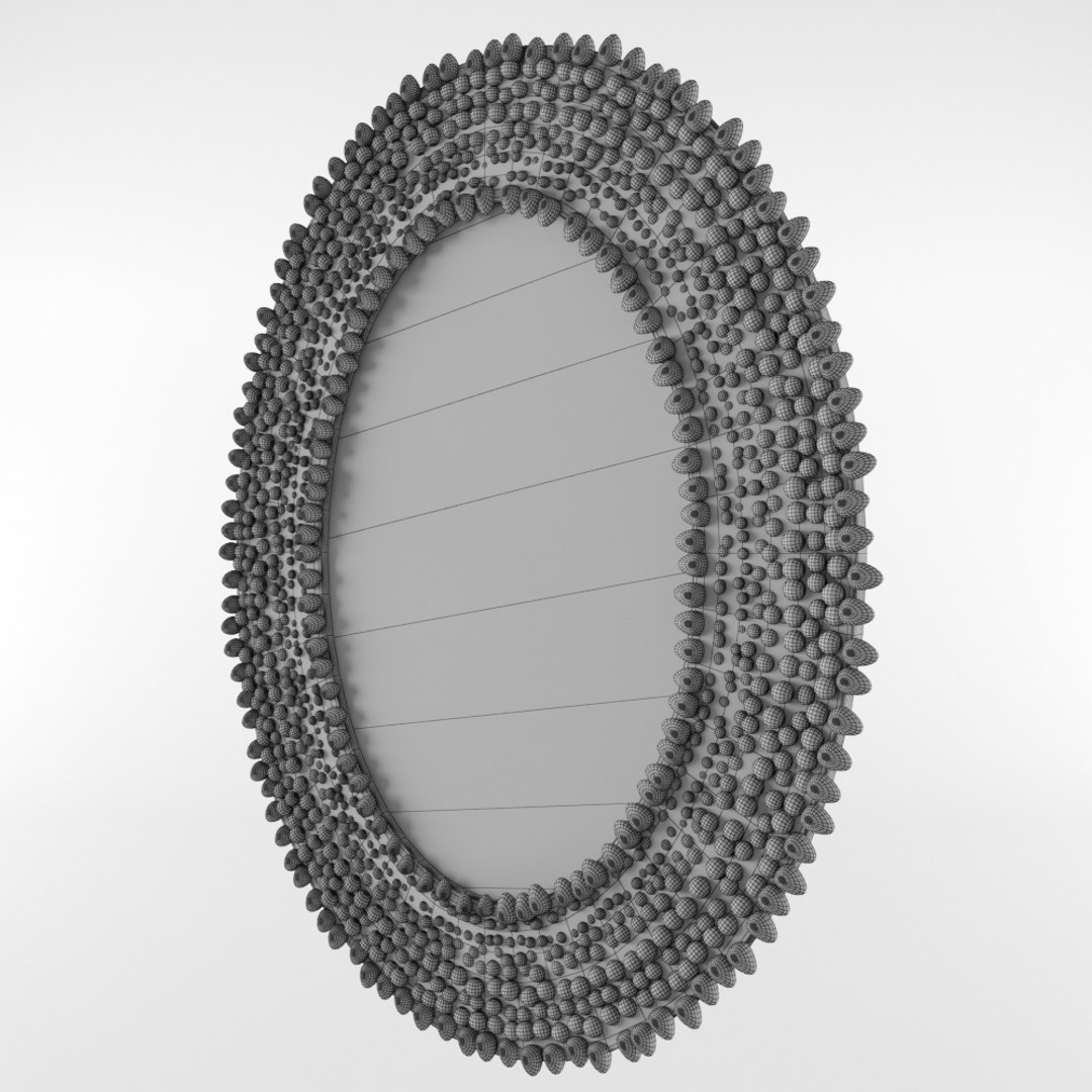 3D Mirror Oval Model - TurboSquid 1153688