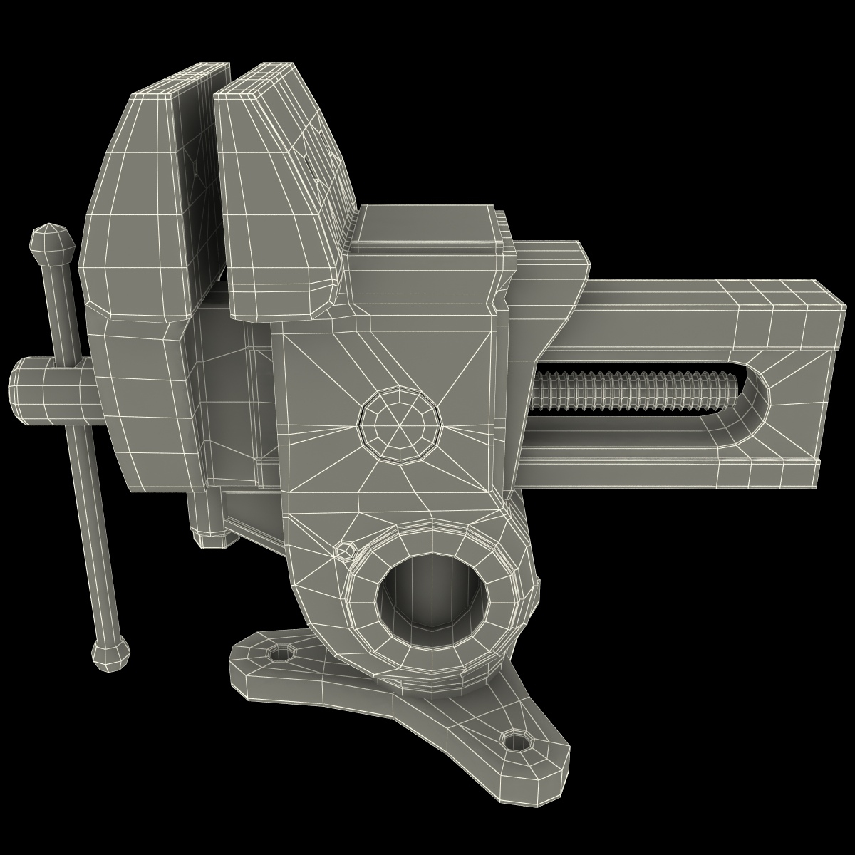 3d parrot vise shop fox model