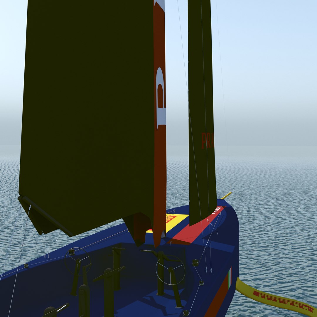 America s catamaran oracle 3D model - TurboSquid 1577118