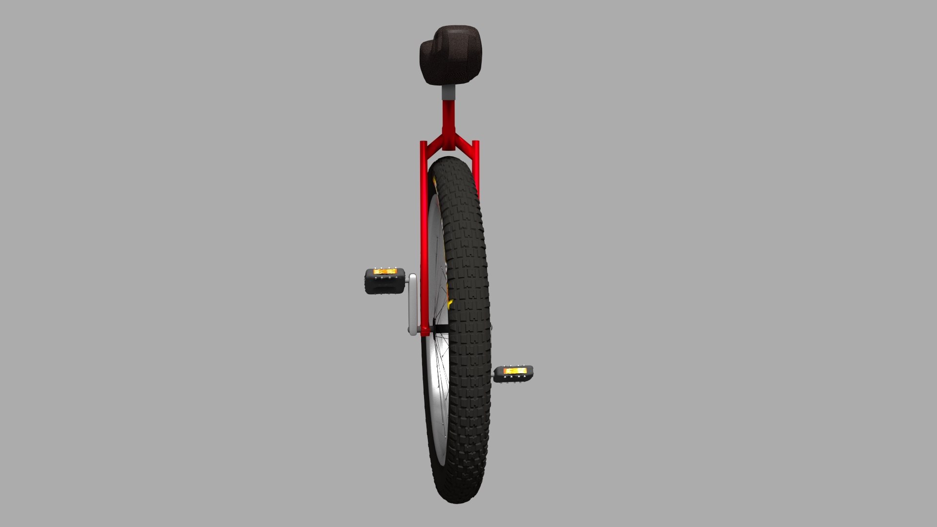 road unicycle 3d blend