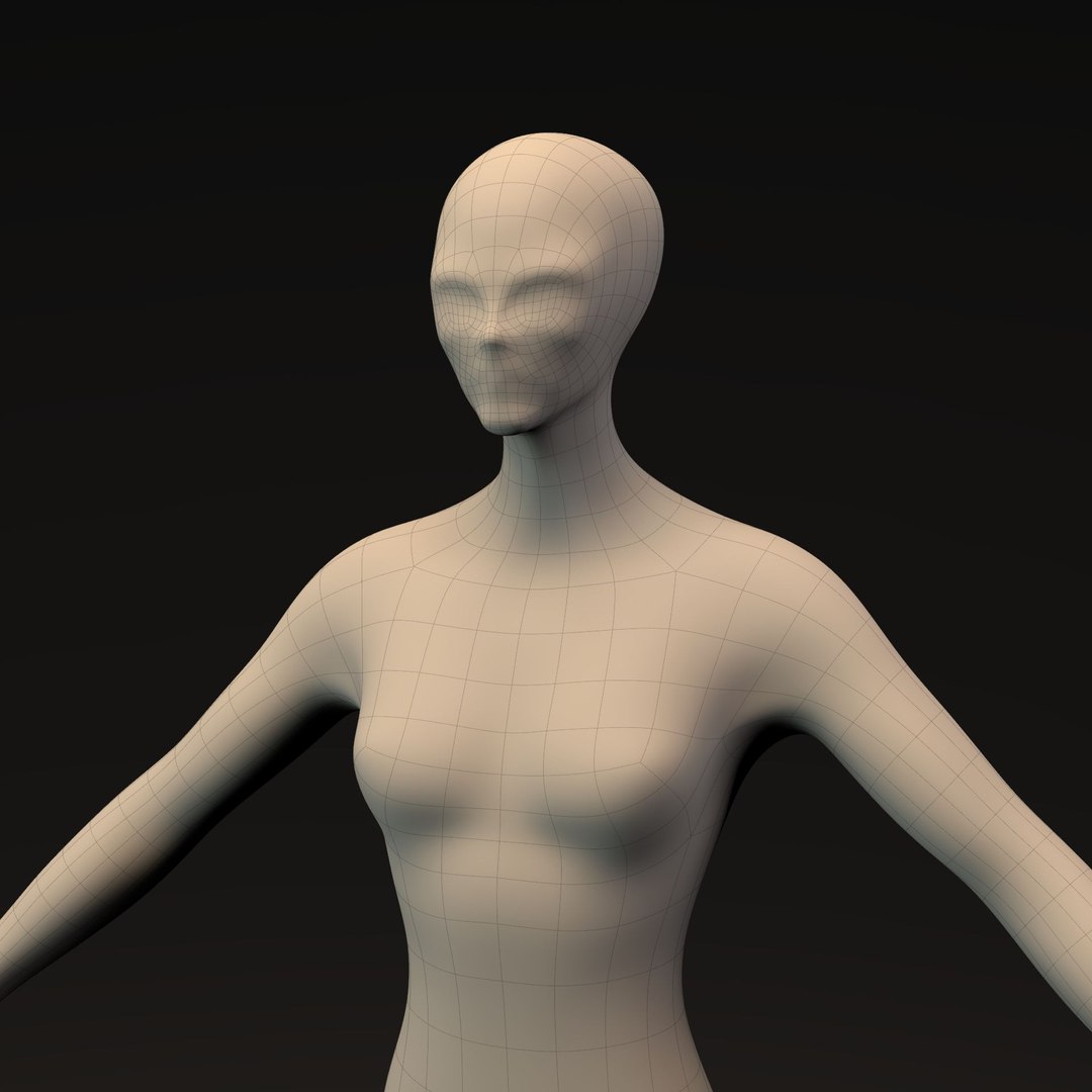 Free Alien Female Lo Poly Base Mesh 3D Model - TurboSquid 2338964