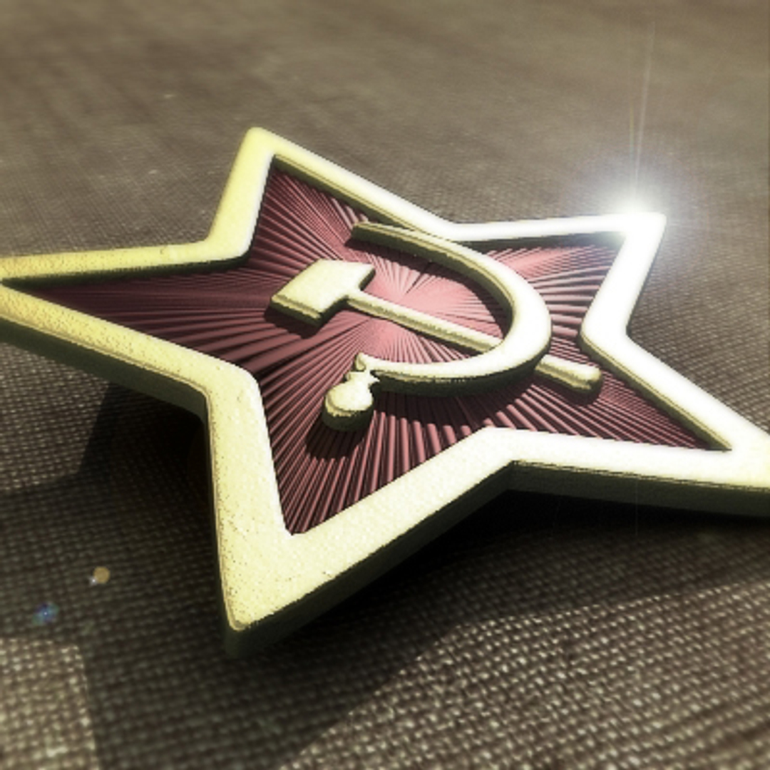 soviet badge c4d