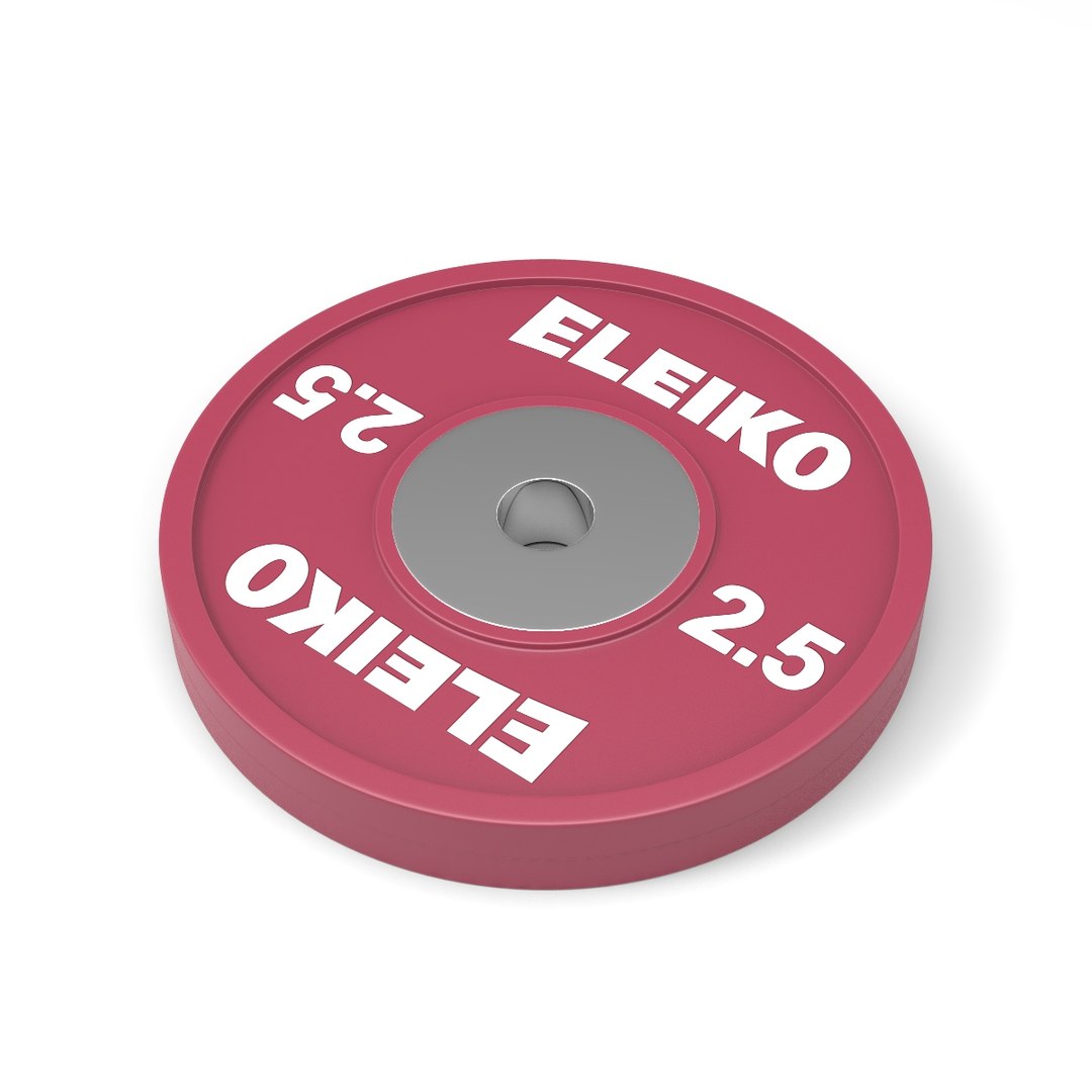 Eleiko Weightlifting Technique Disc 3D Model - TurboSquid 1195391