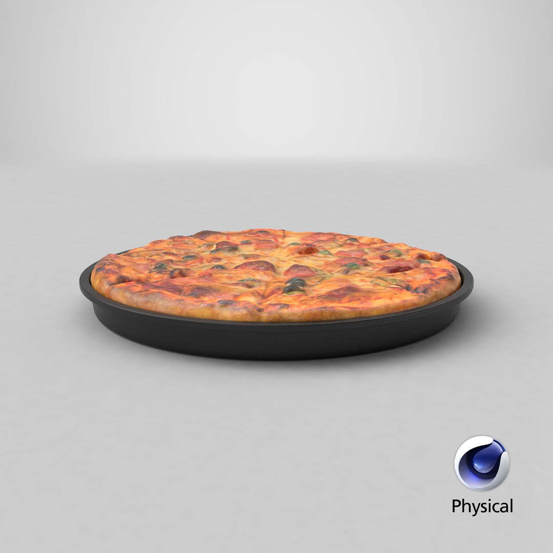 3D Pepperoni Pizza - TurboSquid 1289316