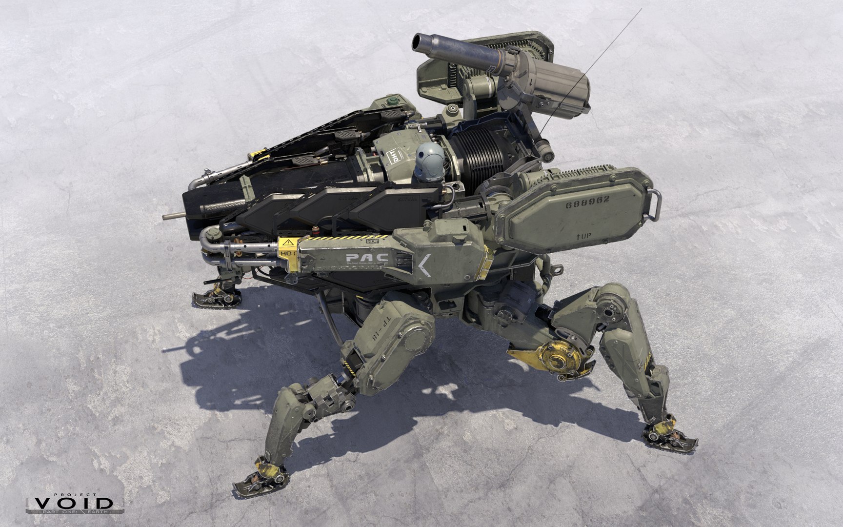 Quadruped Mecha 3D Model - TurboSquid 2286688
