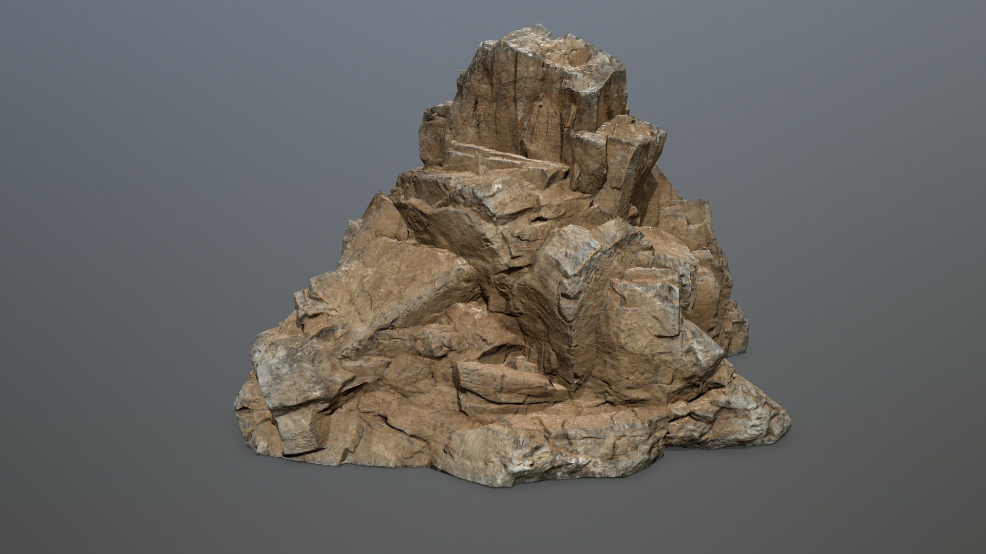 Desert rock 3D model - TurboSquid 1518956