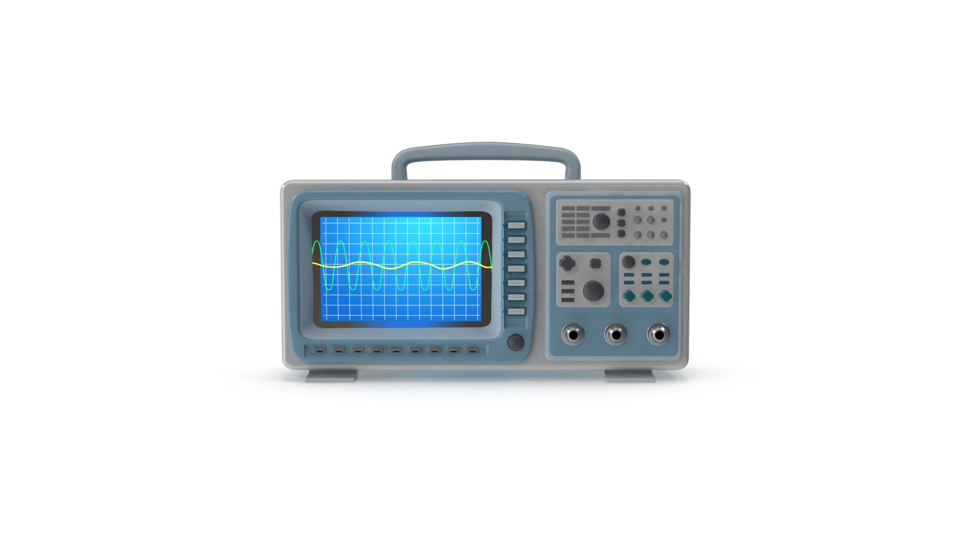 Oscilloscope 3D Model - TurboSquid 2024405