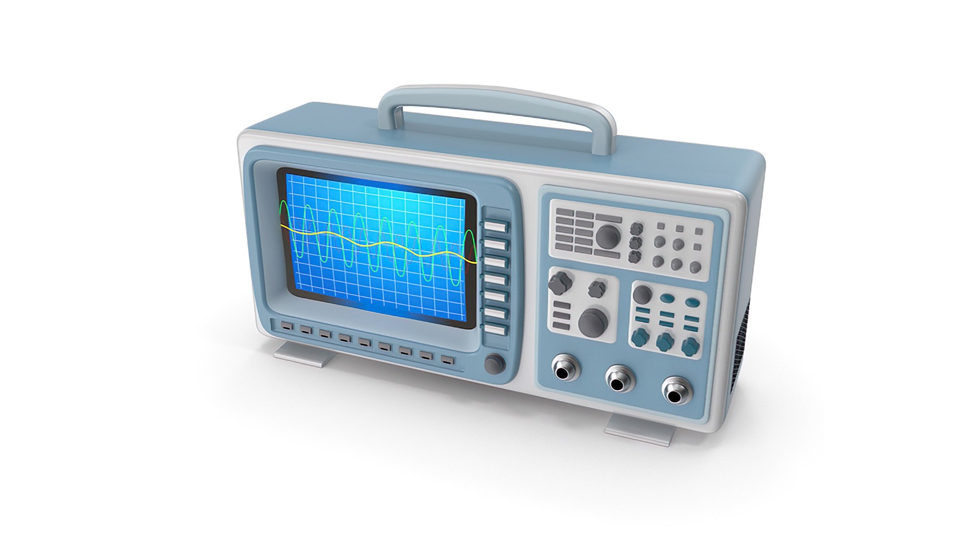 Oscilloscope 3D Model - TurboSquid 2024405