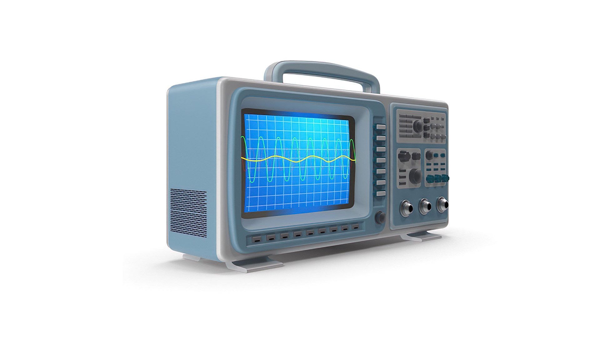 Oscilloscope 3D Model - TurboSquid 2024405
