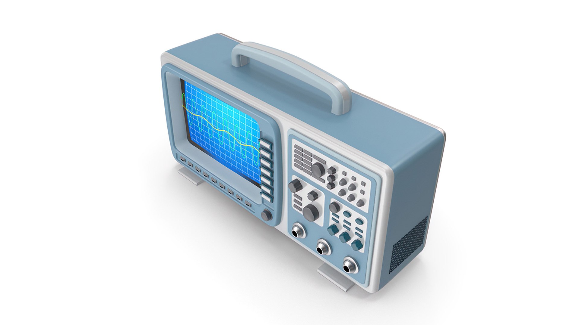 Oscilloscope 3D Model - TurboSquid 2024405
