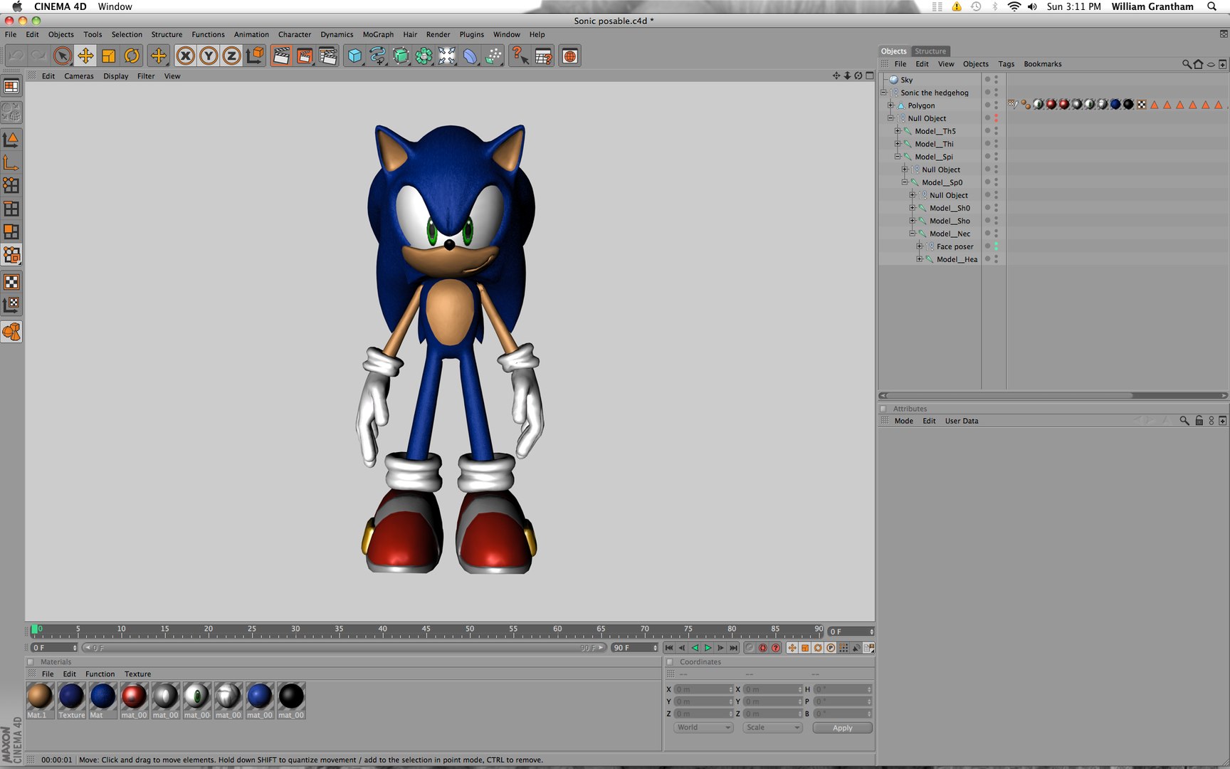 Free Sonic Pack 3d Model