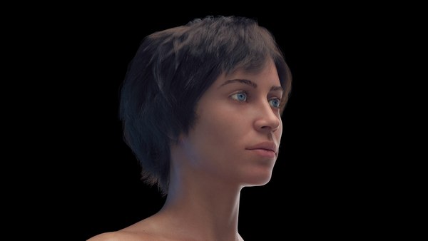 Human Female Body and Lymphatic System Static 3D 모델 - TurboSquid 2063369