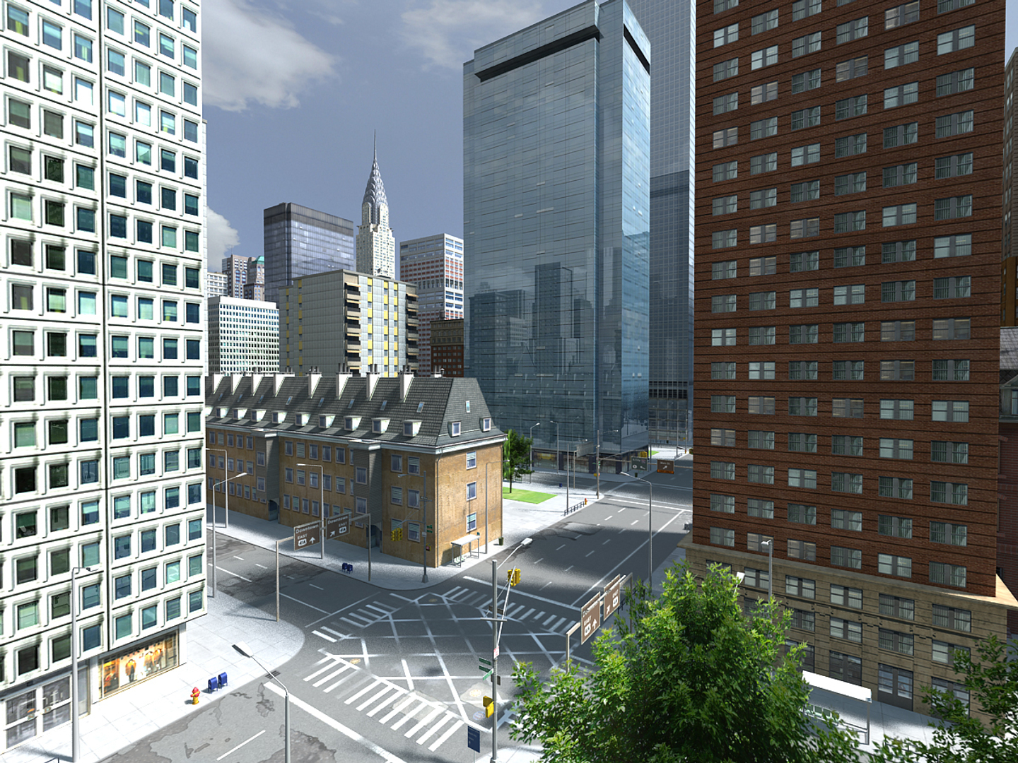 3d city mega real time