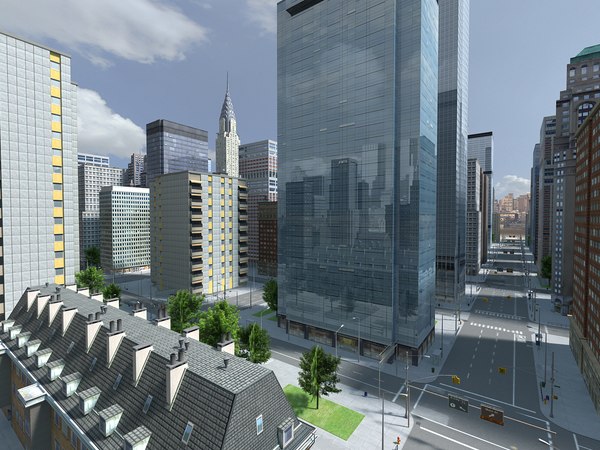 3d city mega real time