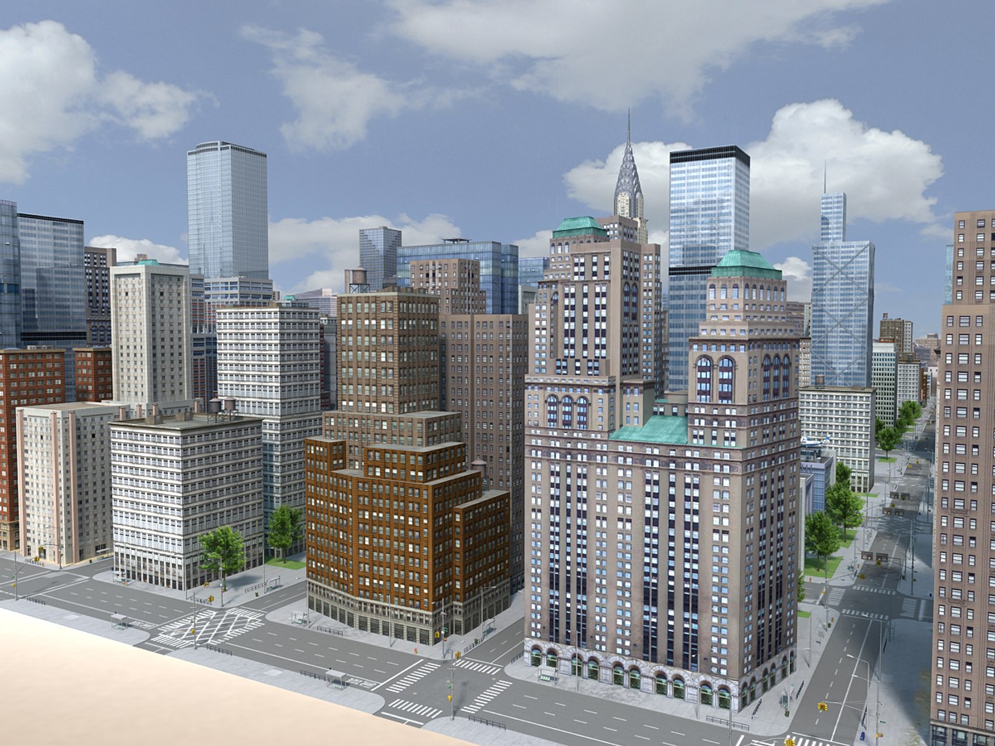 3d city mega real time