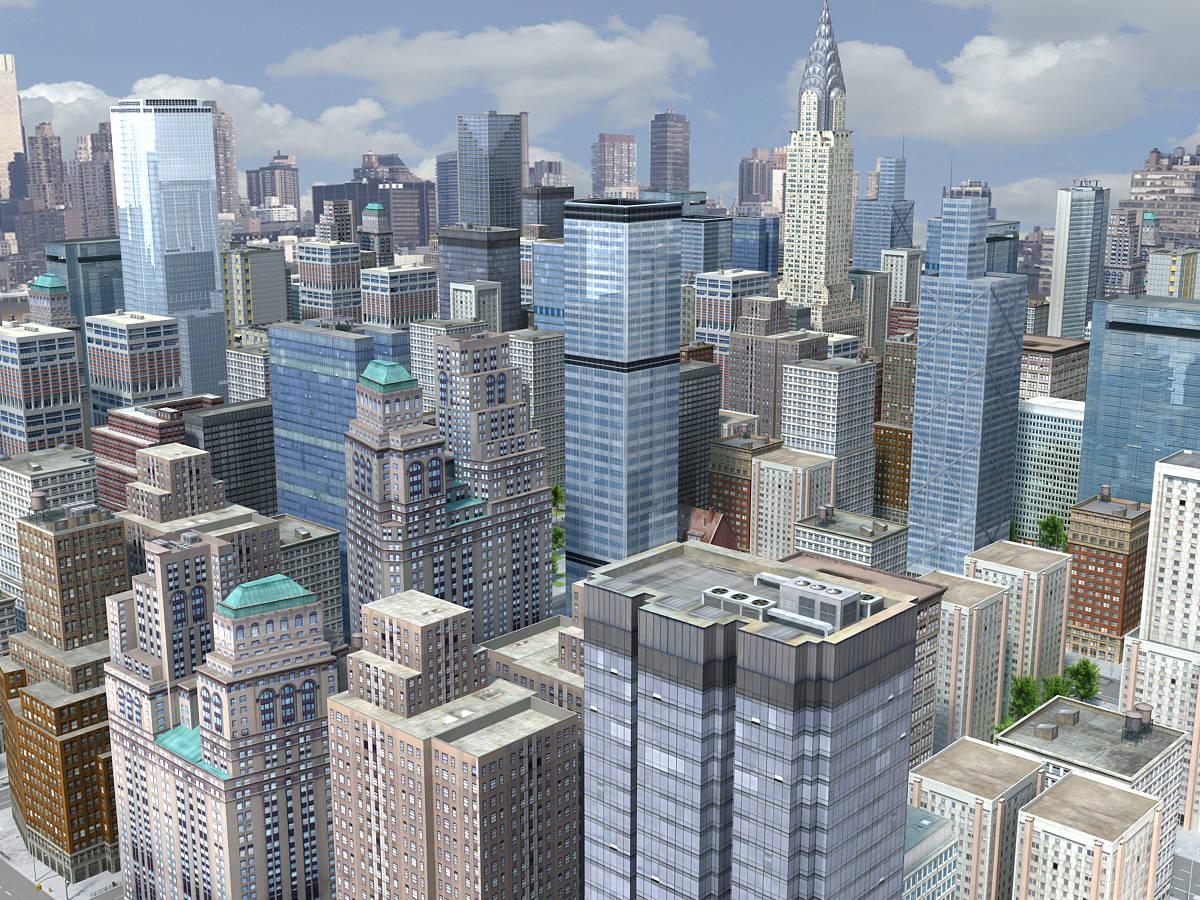 3d city mega real time