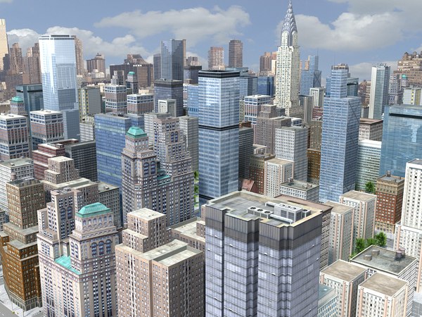 3d city mega real time
