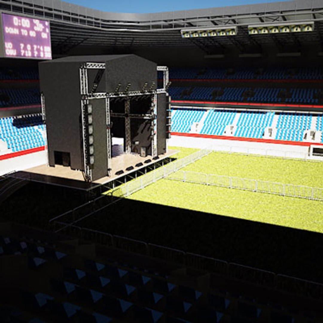 Concert Stage Stadium 3d Max