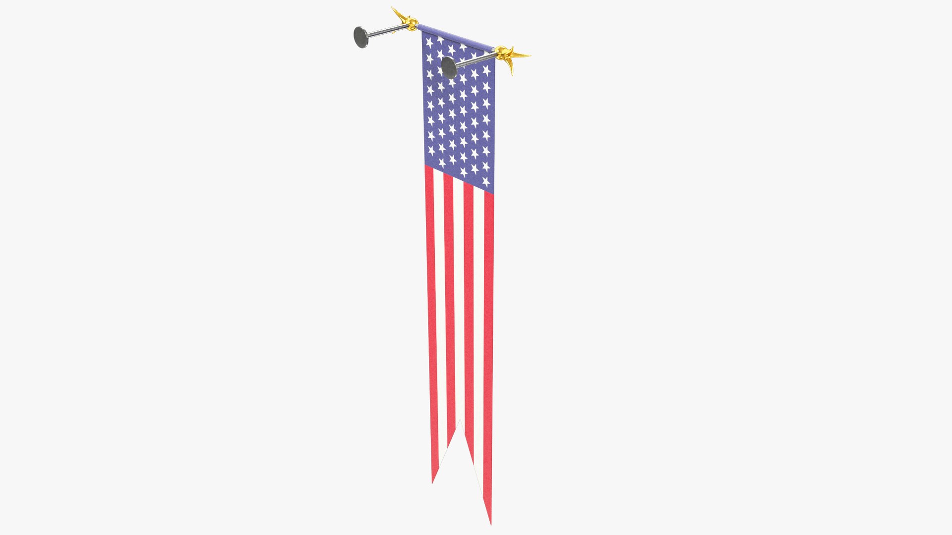3D Model American Flag V1 - TurboSquid 1876319
